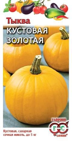 Семена Тыква Кустовая золотая, 1,0г, Гавриш, Овощная коллекция по цене ...